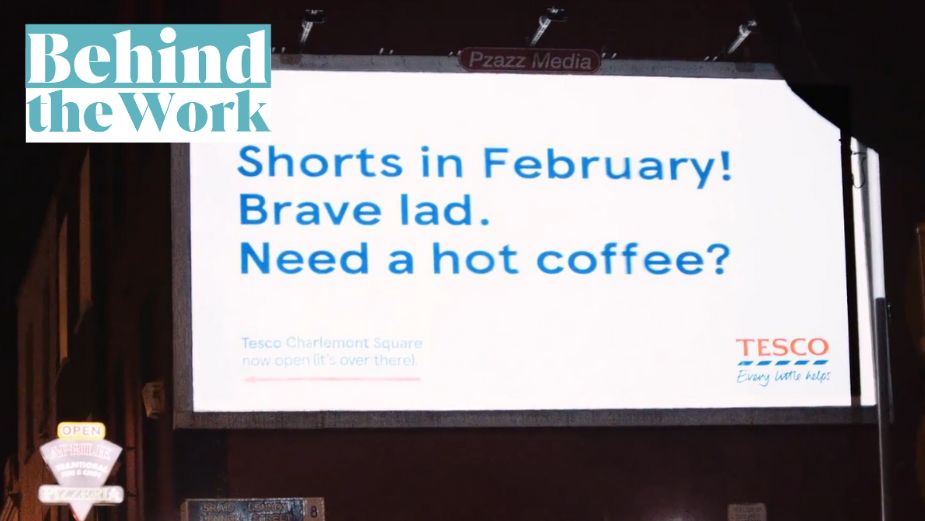 Behind Dublin’s Speaking Tesco Poster | LBBOnline