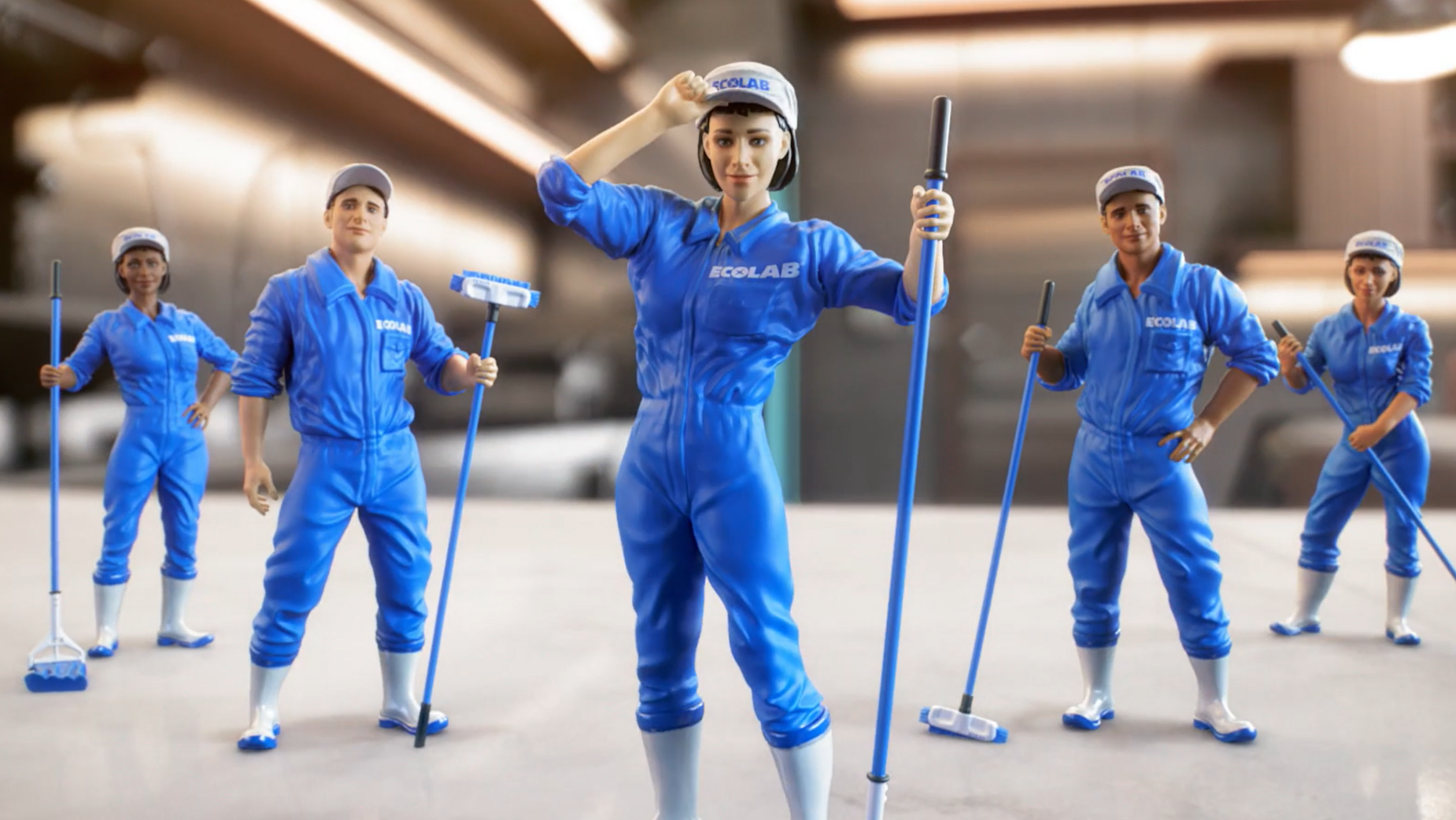 Mini Workforce Keep it Clean for Ecolab's ReadyDose Campaign | LBBOnline
