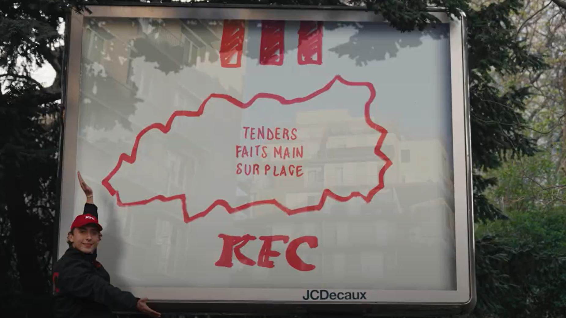 KFC's Handmade Billboards Are Just Like Its Tenders | LBBOnline