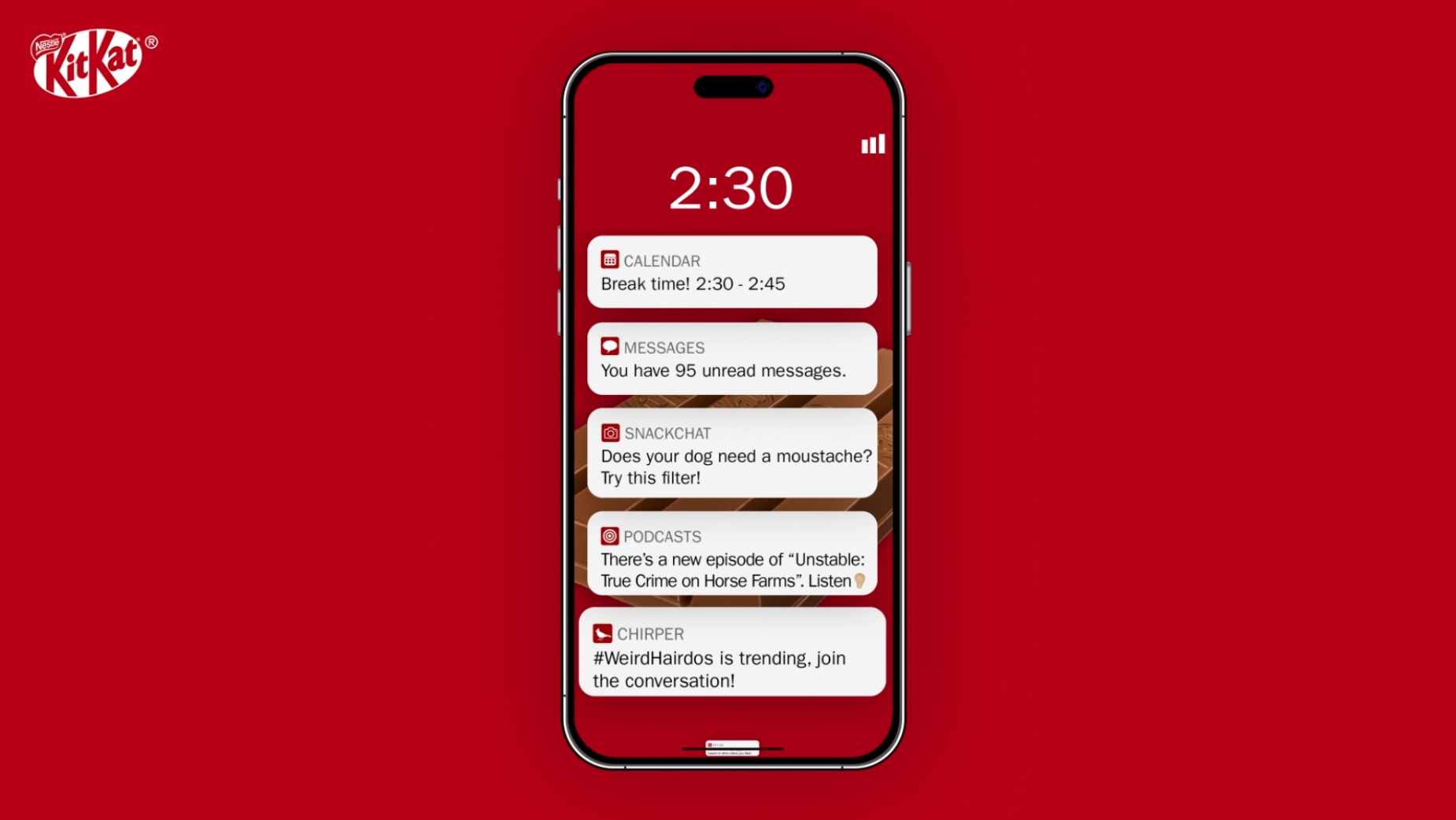KitKat Wants Gen Z to Take a Break from Their Phones | LBBOnline