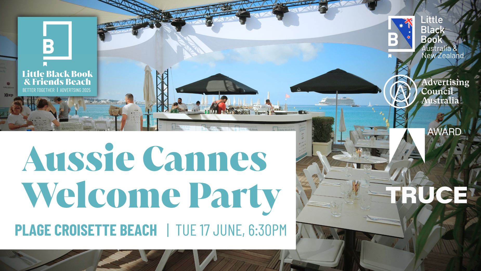 LBB, ACA, AWARD, and Truce Partner to Host Aussie Drinks at Cannes ...