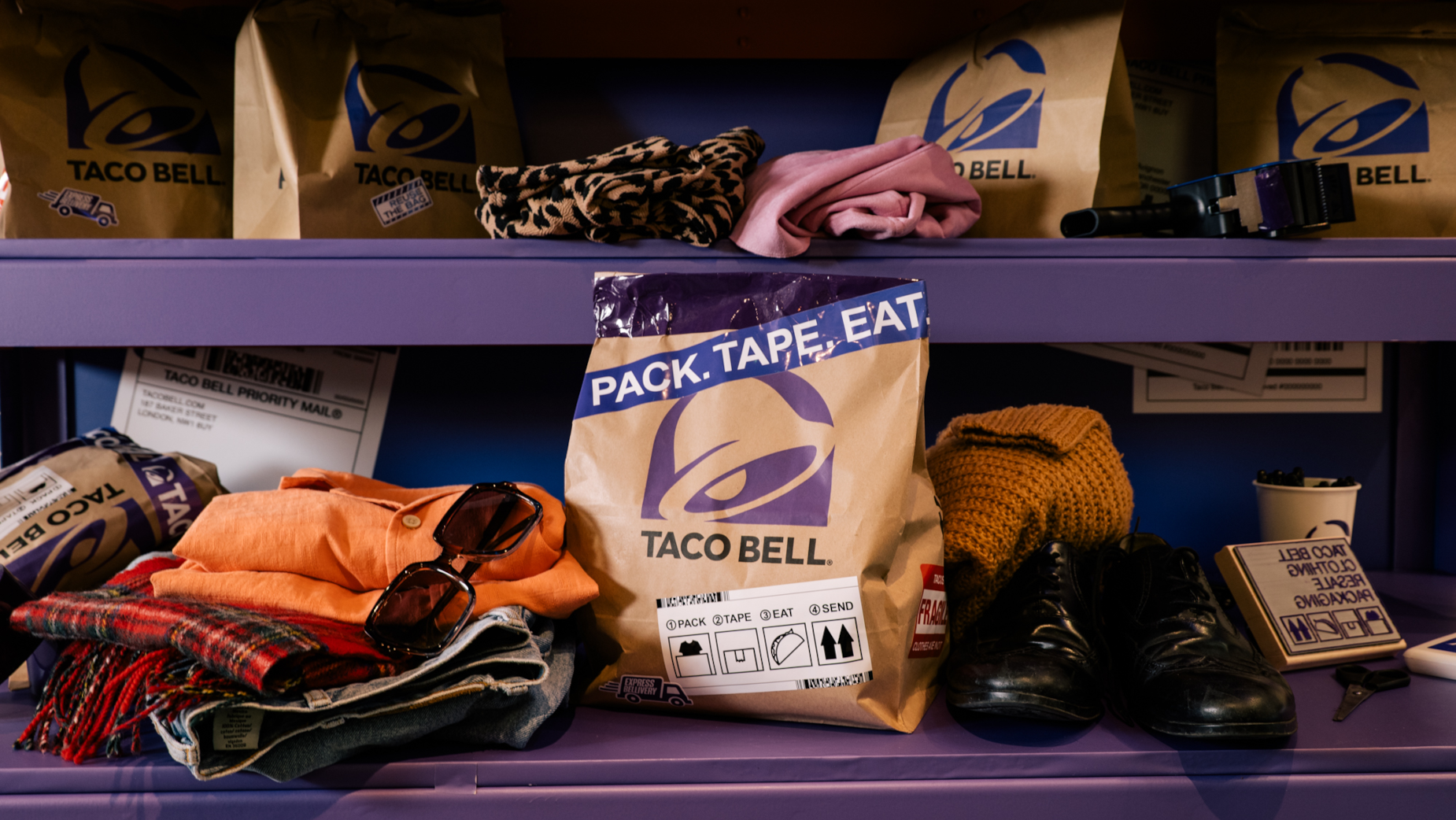 Taco Bell Offers Taco-Themed Solutions for Pre-loved Fashion Fans ...