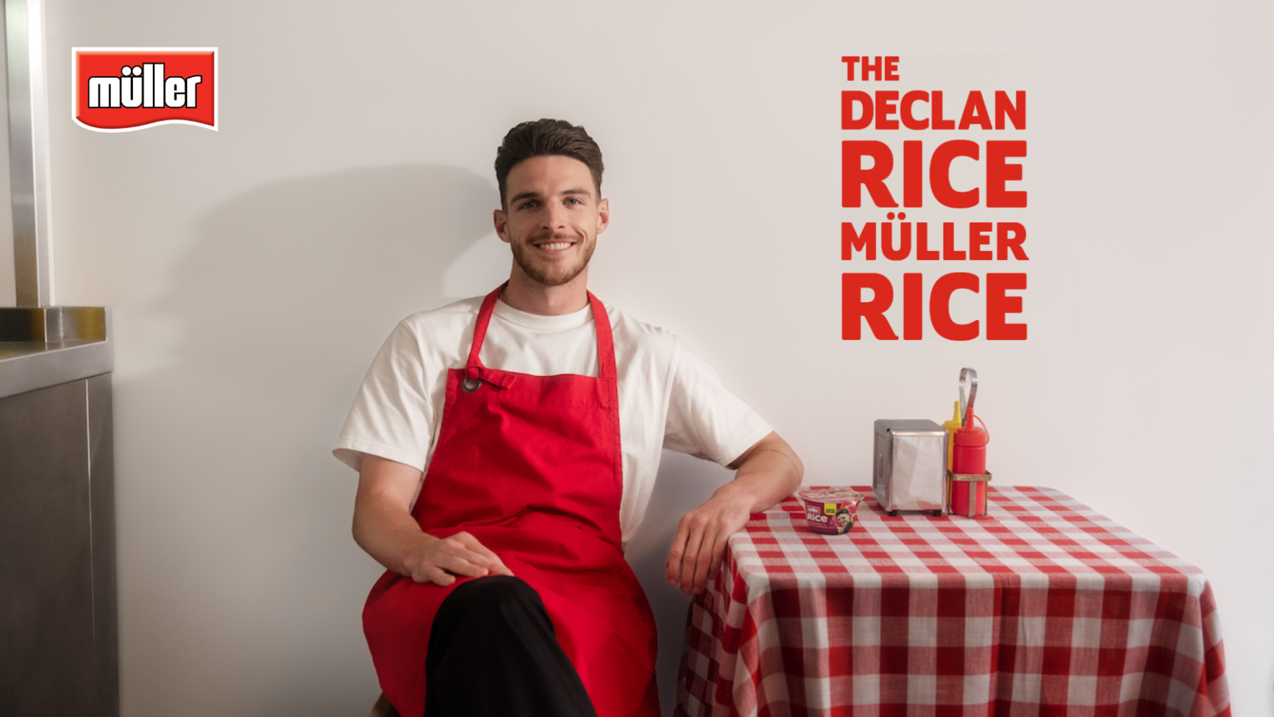 Declan Rice Gets Cooking with Müller for First Ever Signature Flavour ...