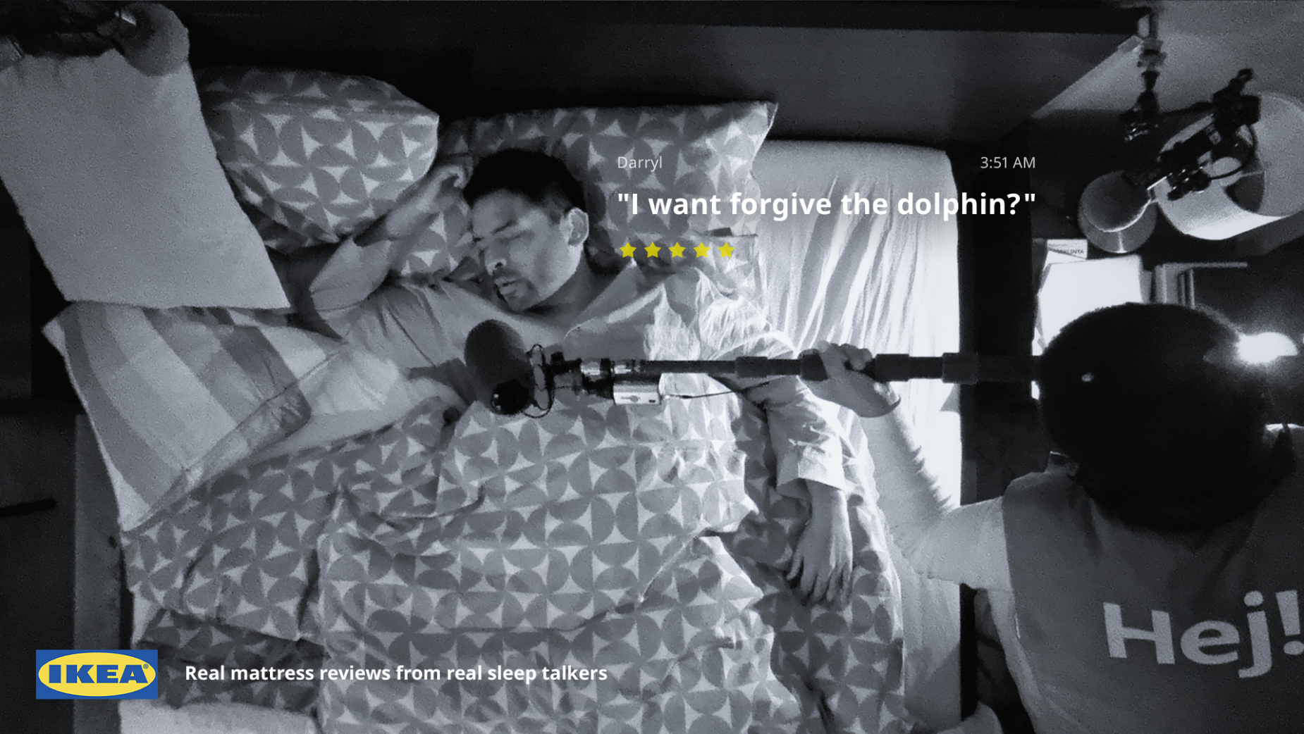 IKEA Lets Sleep Talkers Do the Talking in Dreamy Mattress Campaign ...