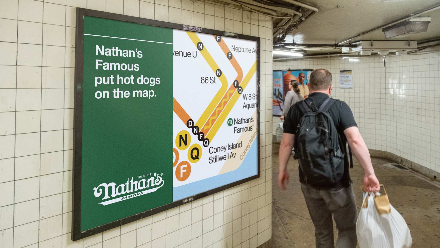 Nathan’s Famous Transforms New York Subway Map Into Hot Dog Tribute ...