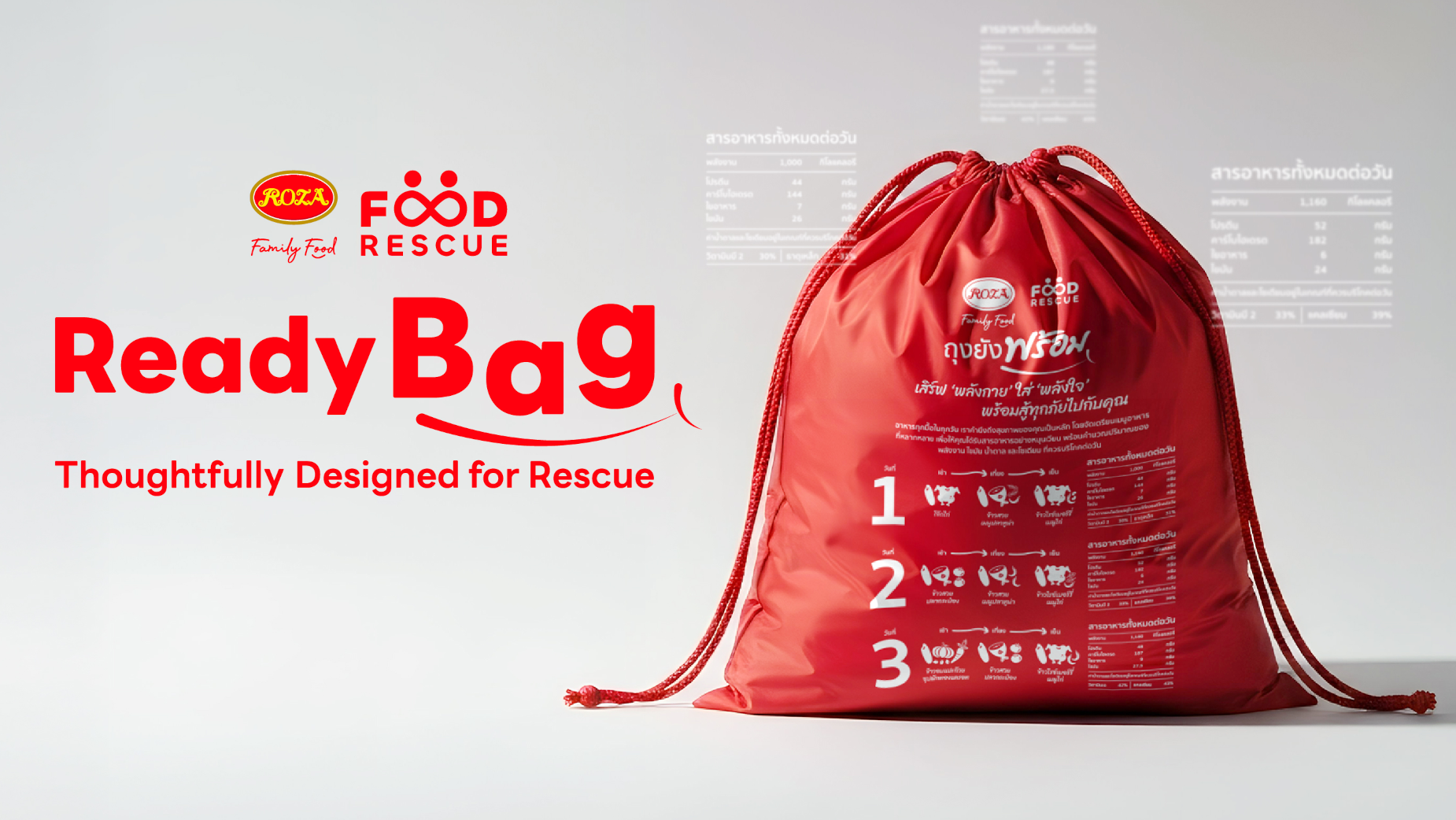 Thai Food Brand Roza Reimagines Emergency Relief with 'Ready Bag ...
