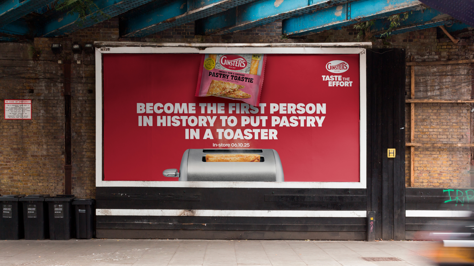 Ginsters' Toaster Pastry Makes Lunchtime History | LBBOnline