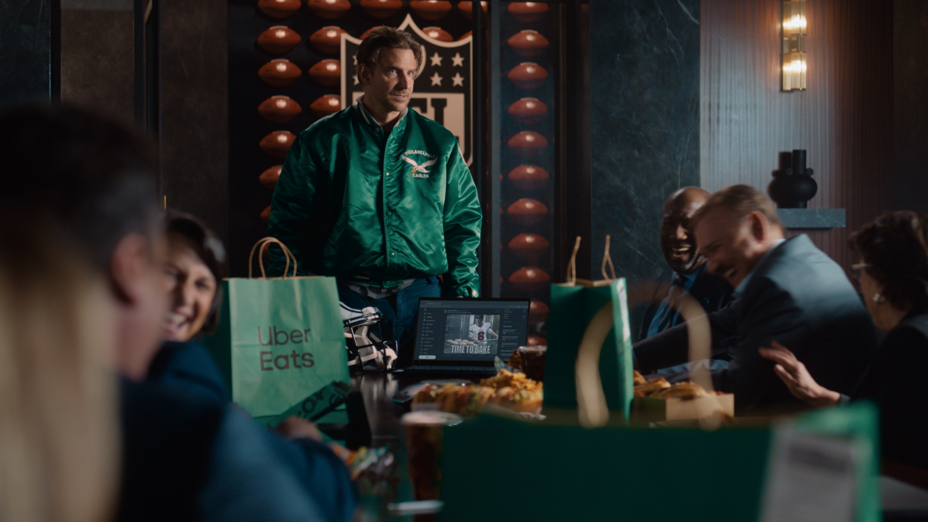 Bradley Cooper Furious with Uber Eats Football Conspiracy | LBBOnline