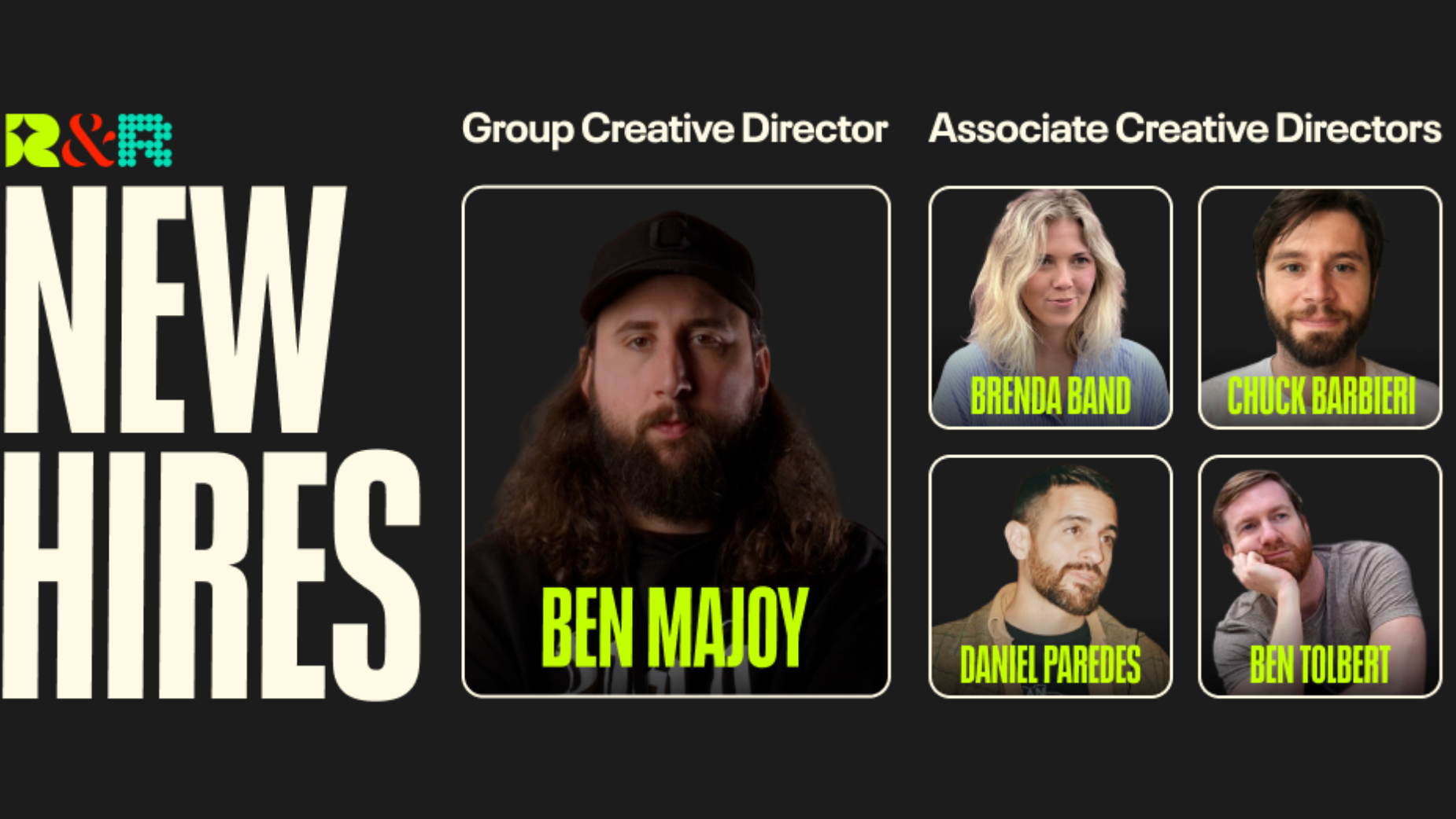 R&R Partners Strengthens Creative Ranks With Five Key Appointments ...
