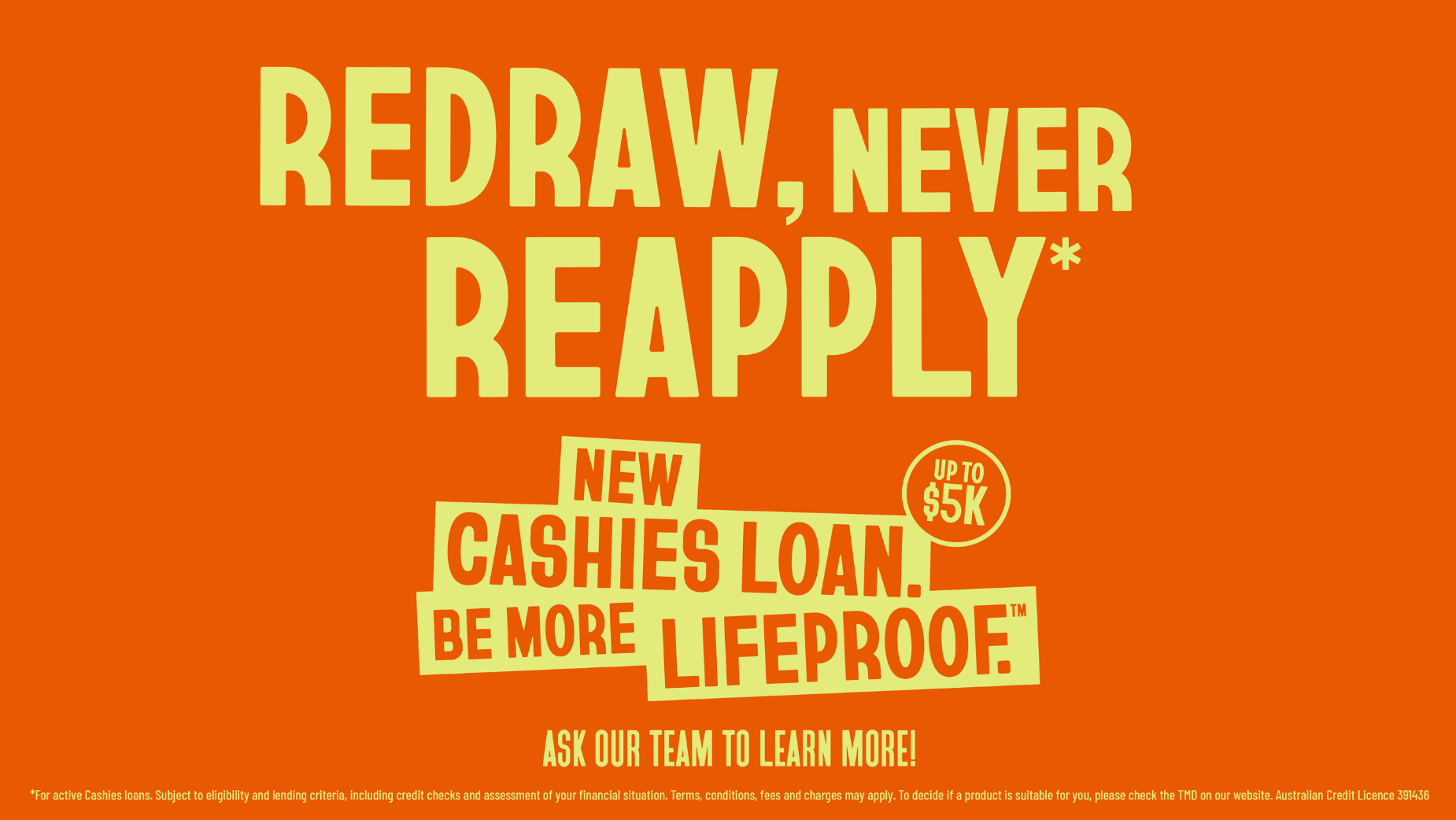 Cash Converters Uses Bold Typography, Aussie Colloquialisms to Launch ...