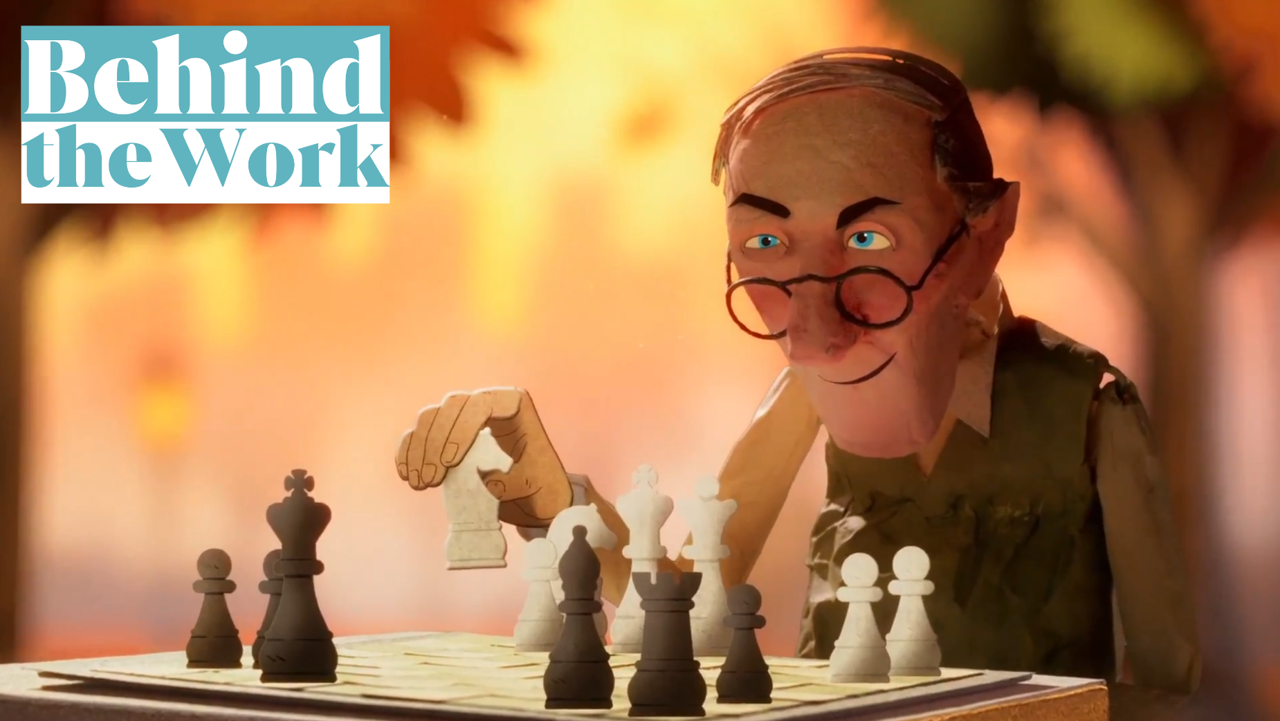 Pixar Old Man Chess Player