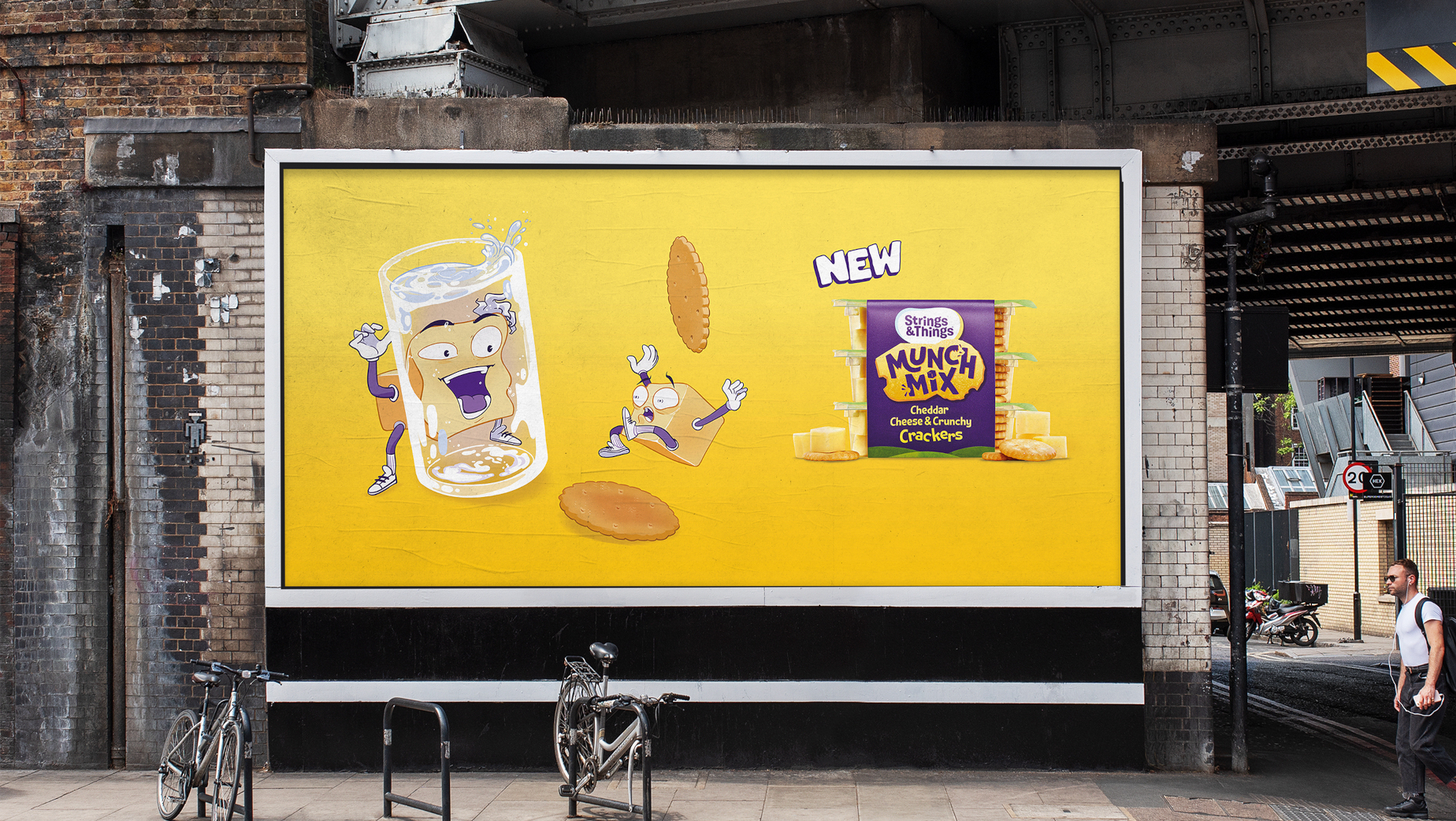 Cheese Cubes Come to Life in Strings & Things' Whimsical Munch Mix ...