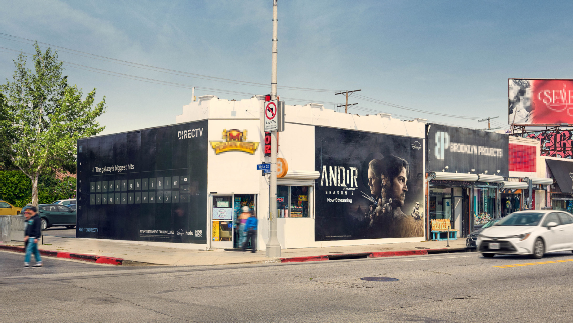 DIRECTV Hijacks Hollywood In OOH Billboard Stunt | LBBOnline