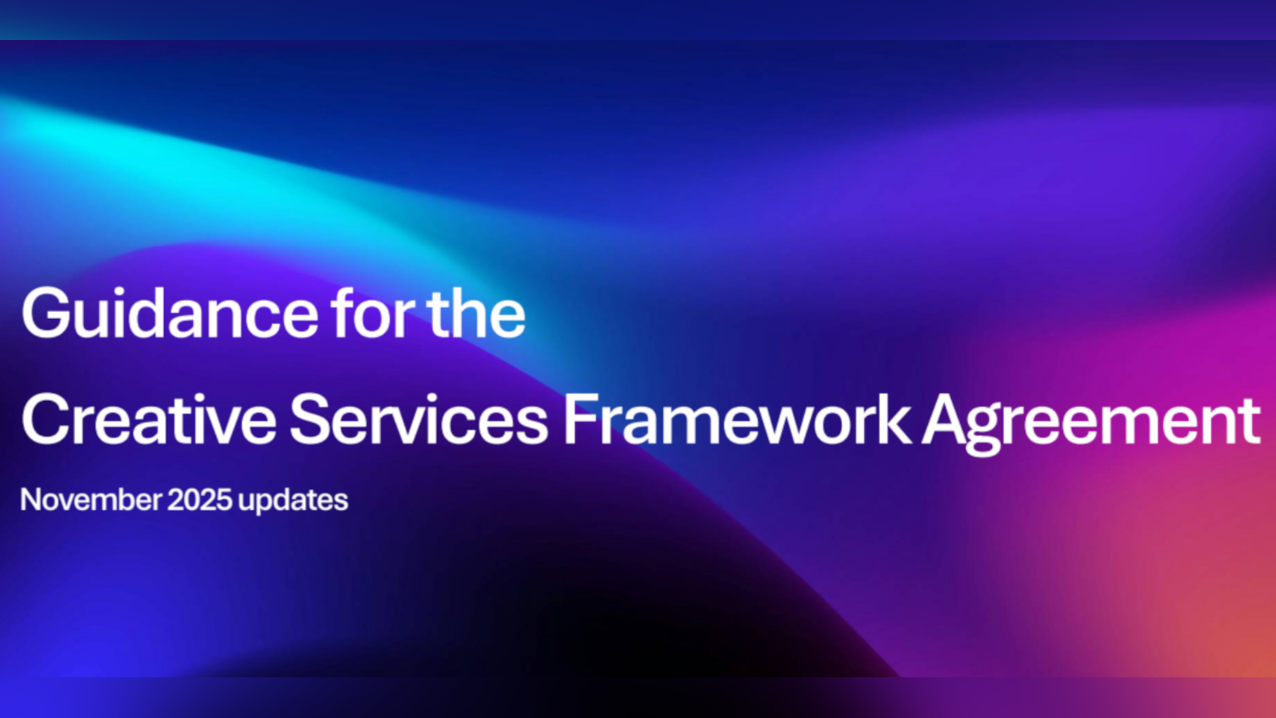 IPA and ISBA Releases Updated Version of Creative Services Framework ...