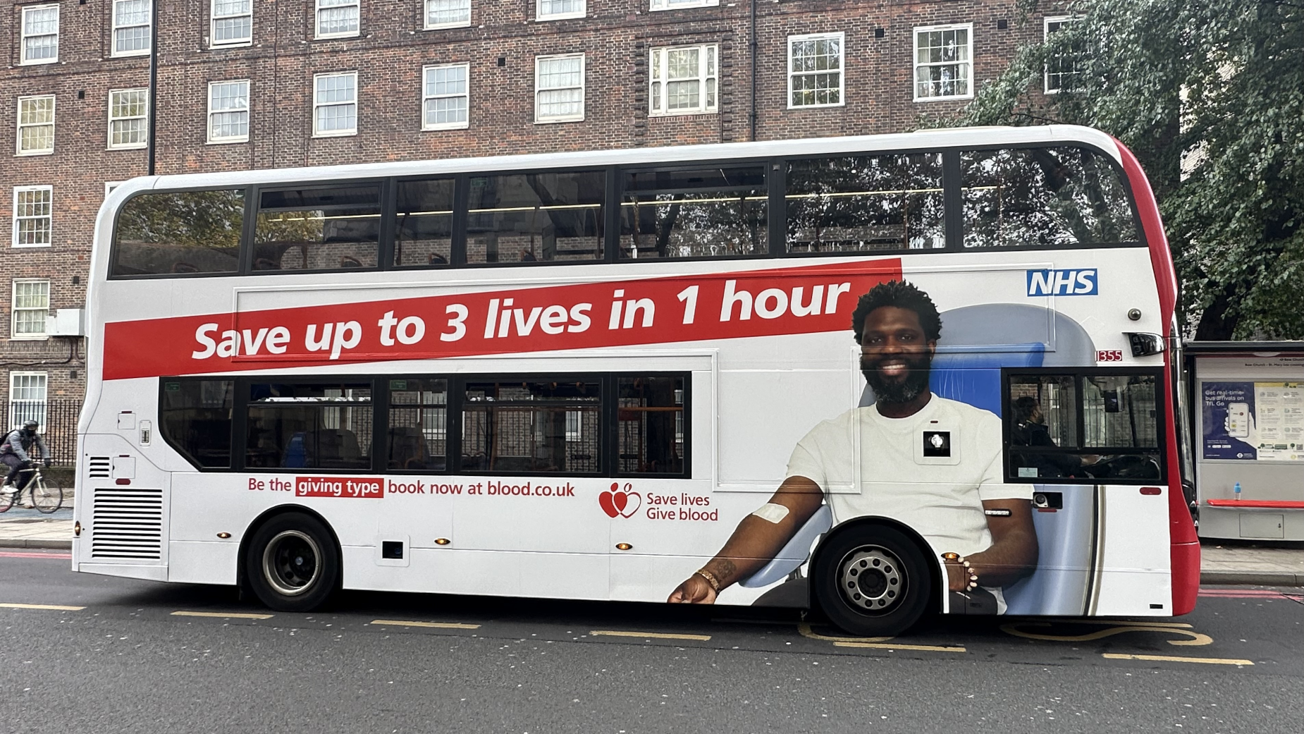 London Bus Wrap Campaign Drives Vital Blood Donations This Winter ...