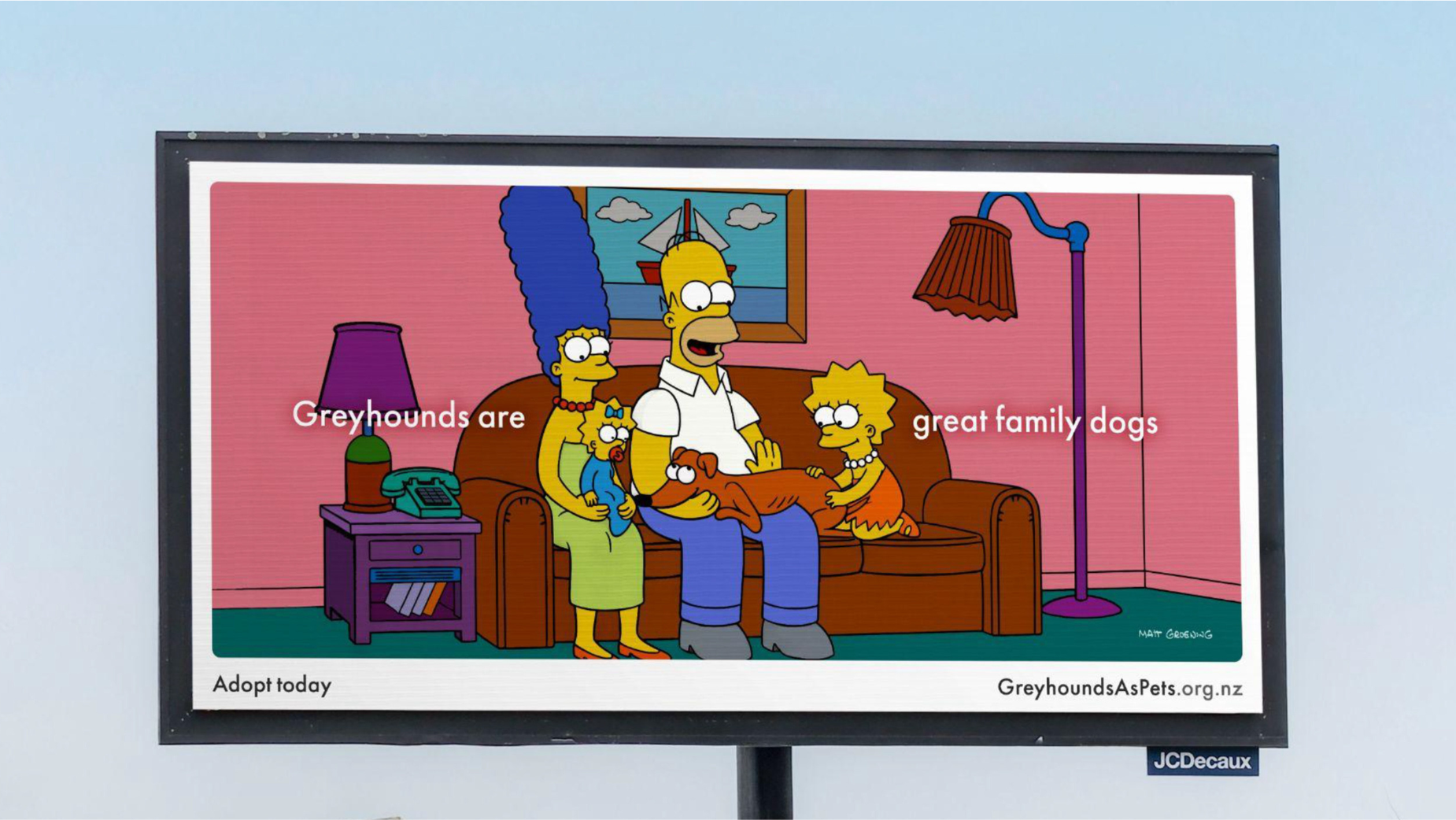 The Simpsons Lend Support to Kiwi Greyhound Rehoming Push | LBBOnline