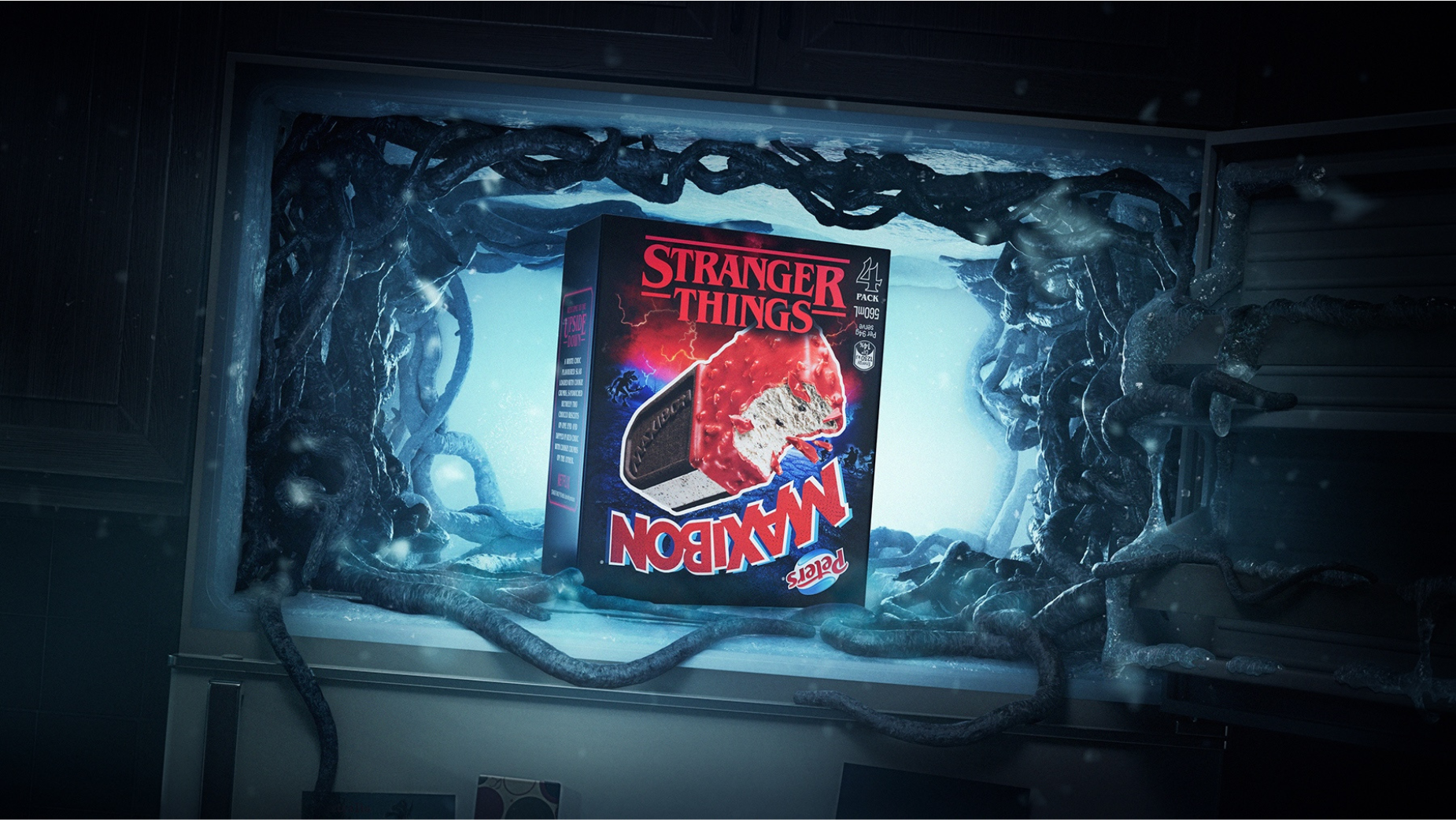 Maxibon Teases Stranger Things Fans With The Upside 'Bon | LBBOnline