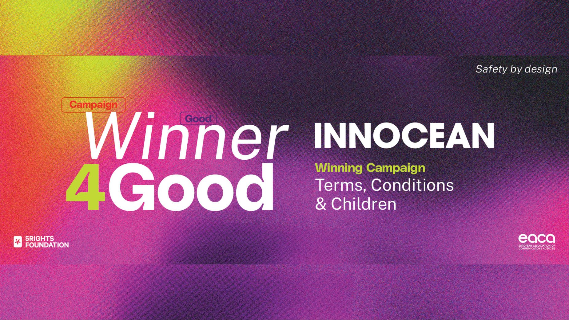 INNOCEAN Berlin Wins Campaign4Good: Safety by Design, Championing ...