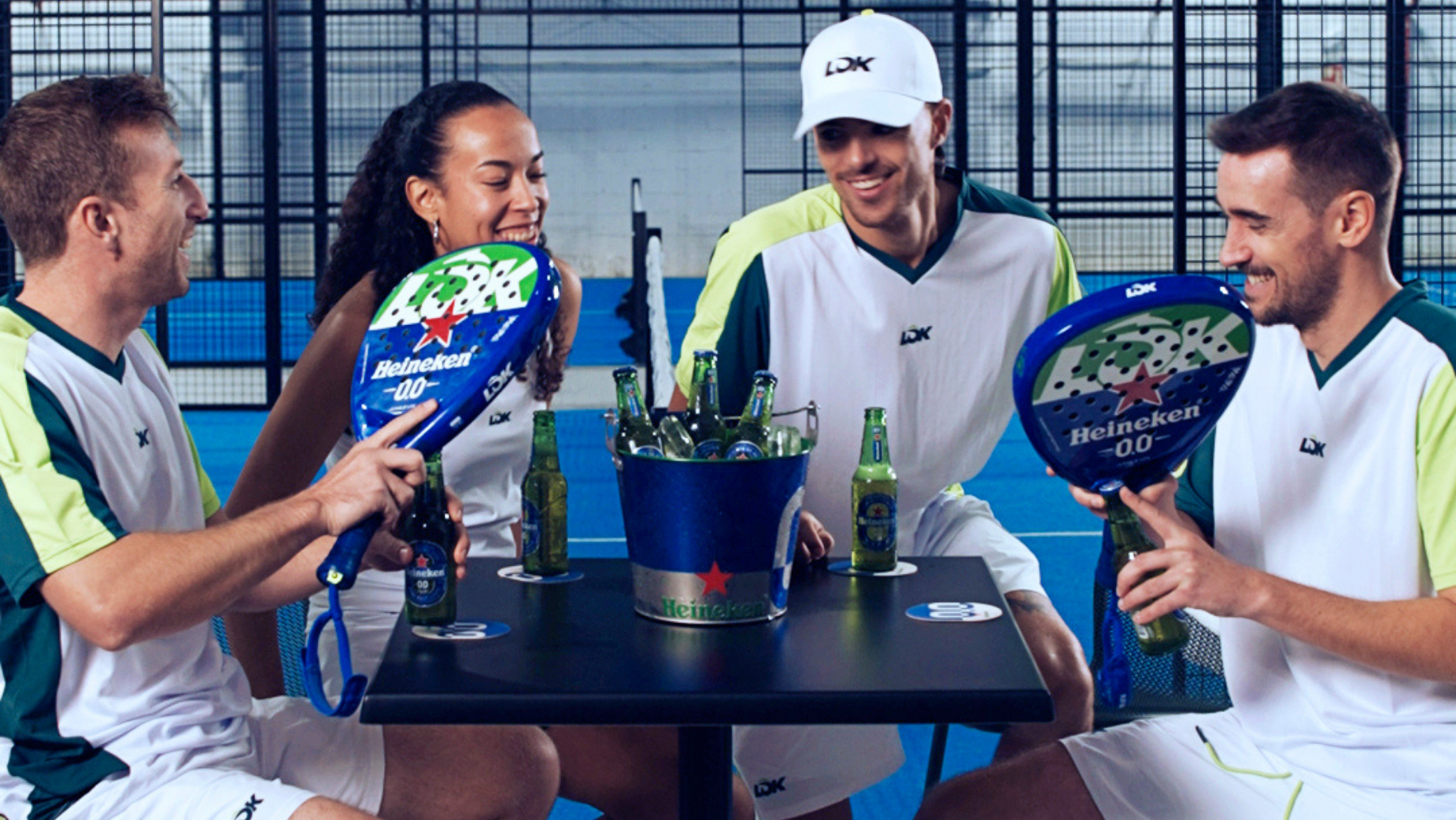 Heineken® 0.0 X LÕK Serve up World’s First Padel Racket with Built-in ...