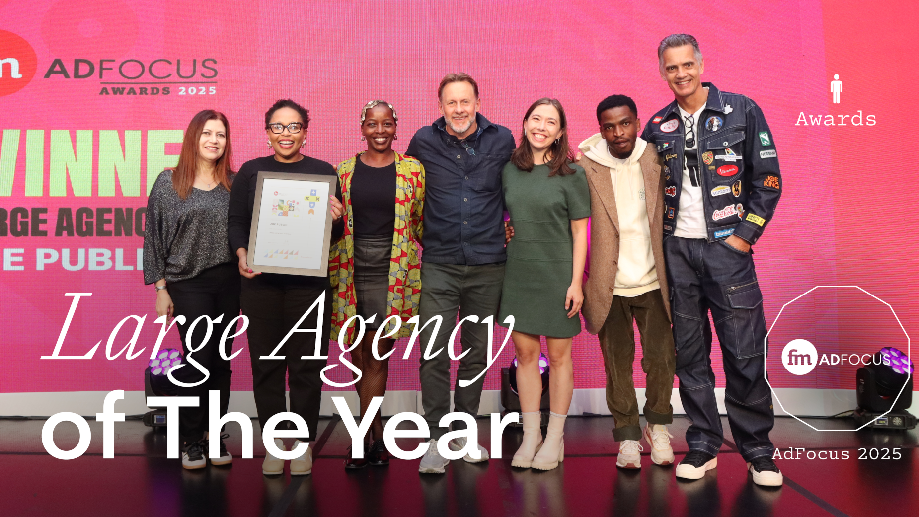 Joe Public Wins Large Agency at 2025 FM AdFocus Awards | LBBOnline