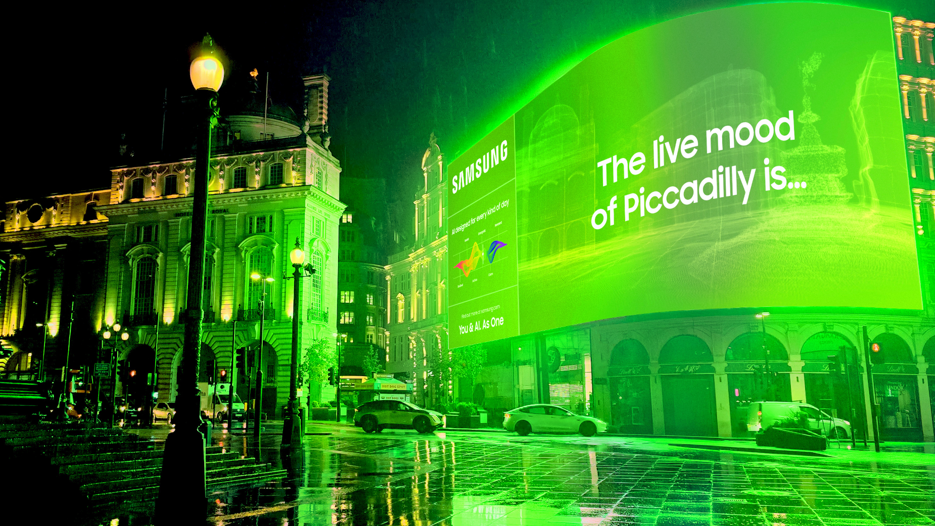 Samsung Electronics Brings Live Moods of London to Life in Piccadilly ...