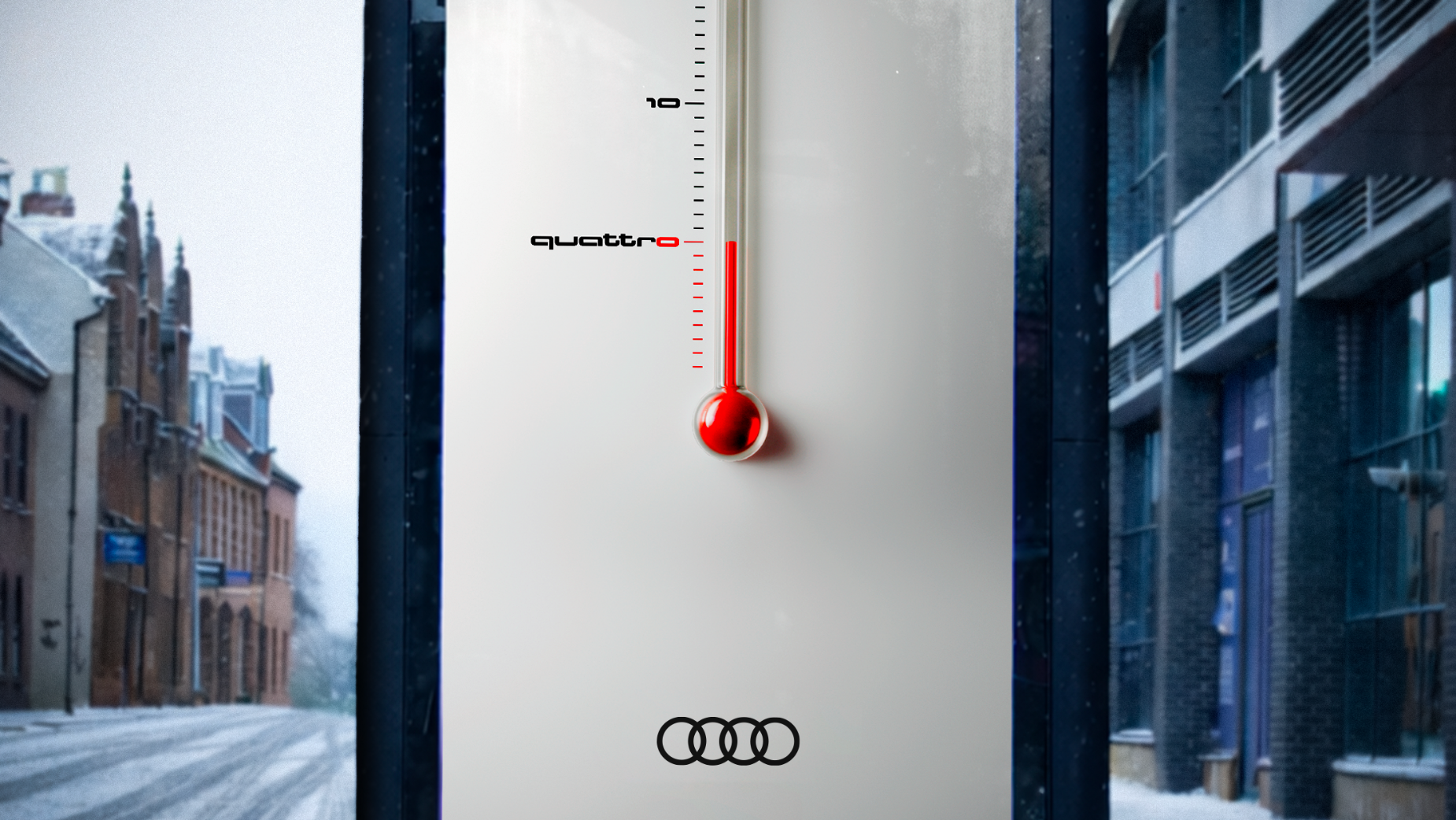 Audi Signals ‘Quattro Season’ with Weather Responsive Campaign | LBBOnline