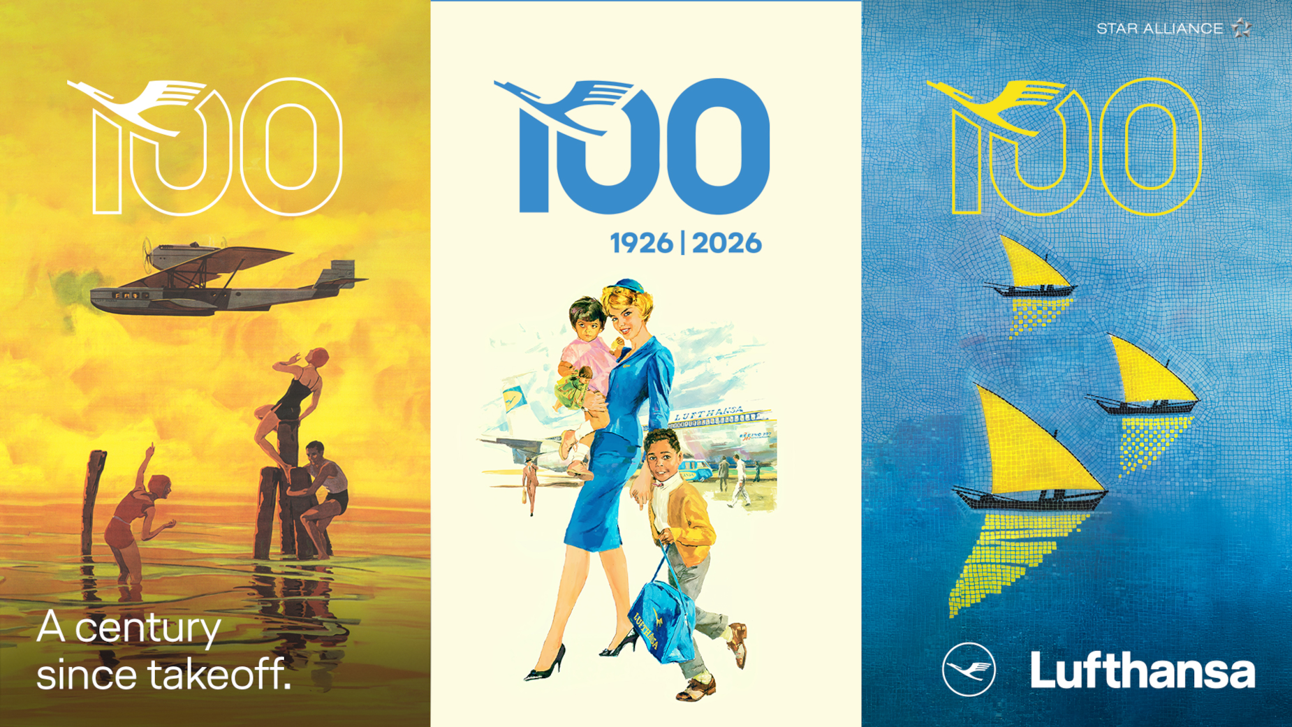 Lufthansa Marks 100 Years with Walk Through Its Advertising History ...