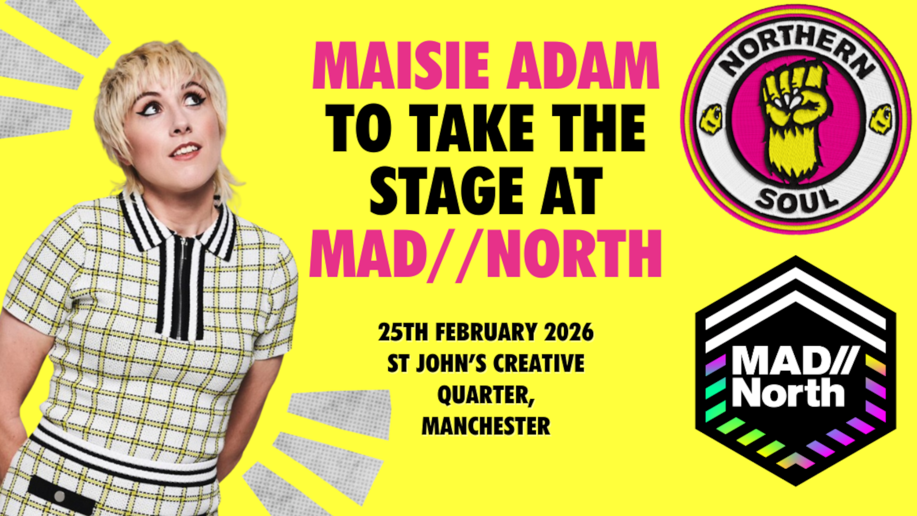 Maisie Adam Named as Day 1 Headline Speaker at MAD//North 2026 | LBBOnline