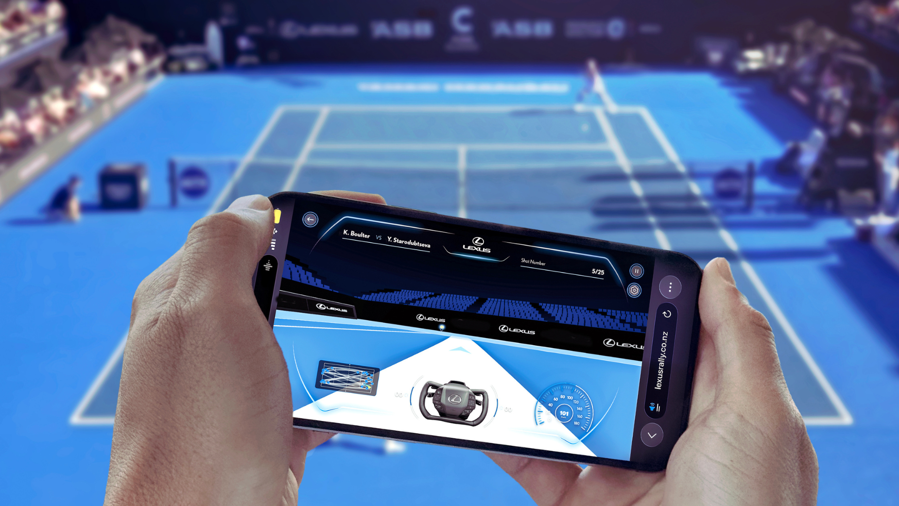 Lexus NZ Turns Tennis Rallies Into Test Drives | LBBOnline