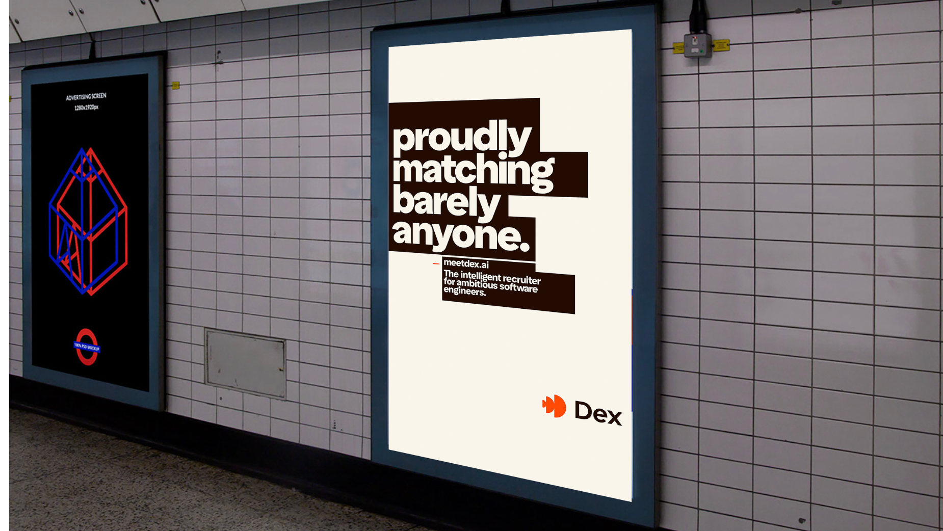 Dex Speaks the Language of Code in OOH Recruitment Campaign | LBBOnline