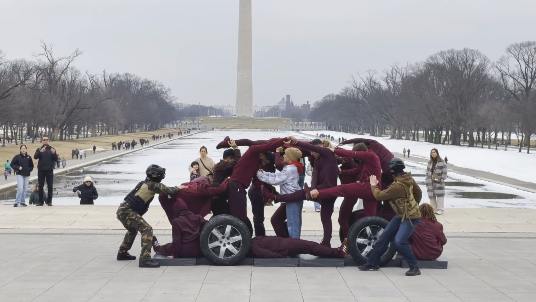 Bryan Buckley and hungryman Stage President’s Day Dance Protest in ...