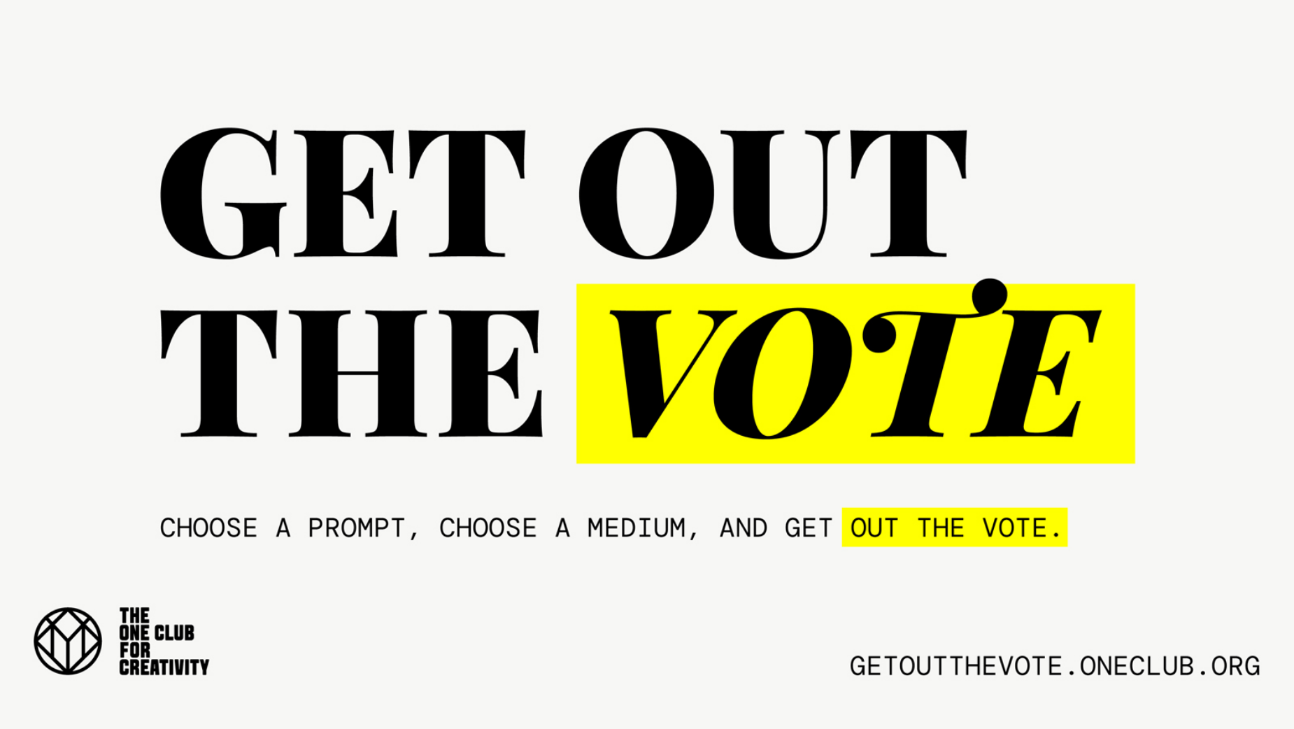 The One Club Launches Global 'Get Out the Vote' Brief for Young ...