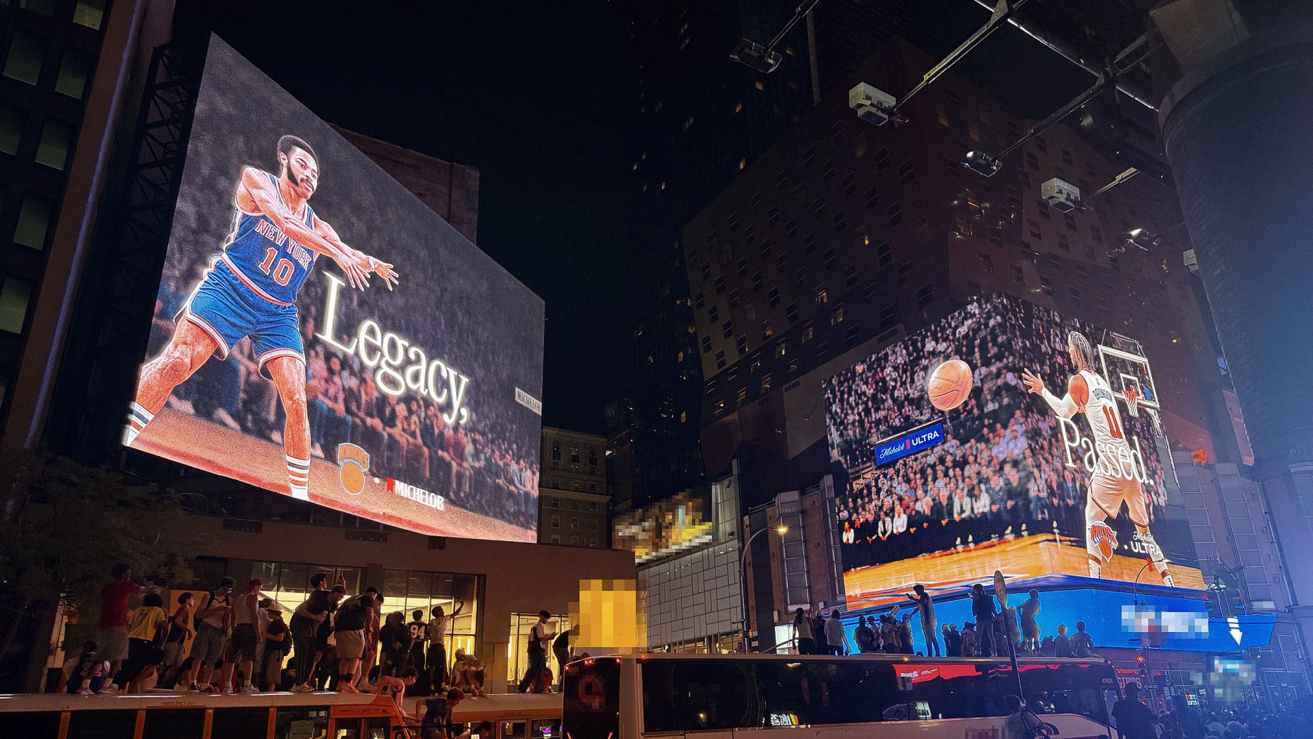 Michelob ULTRA Helps Knicks Legends Pass the Ball to New NBA Champions ...