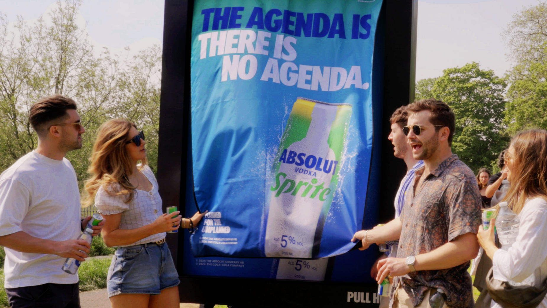 Absolut Vodka and Sprite Help Londoners Pull off the Ultimate Unplanned ...