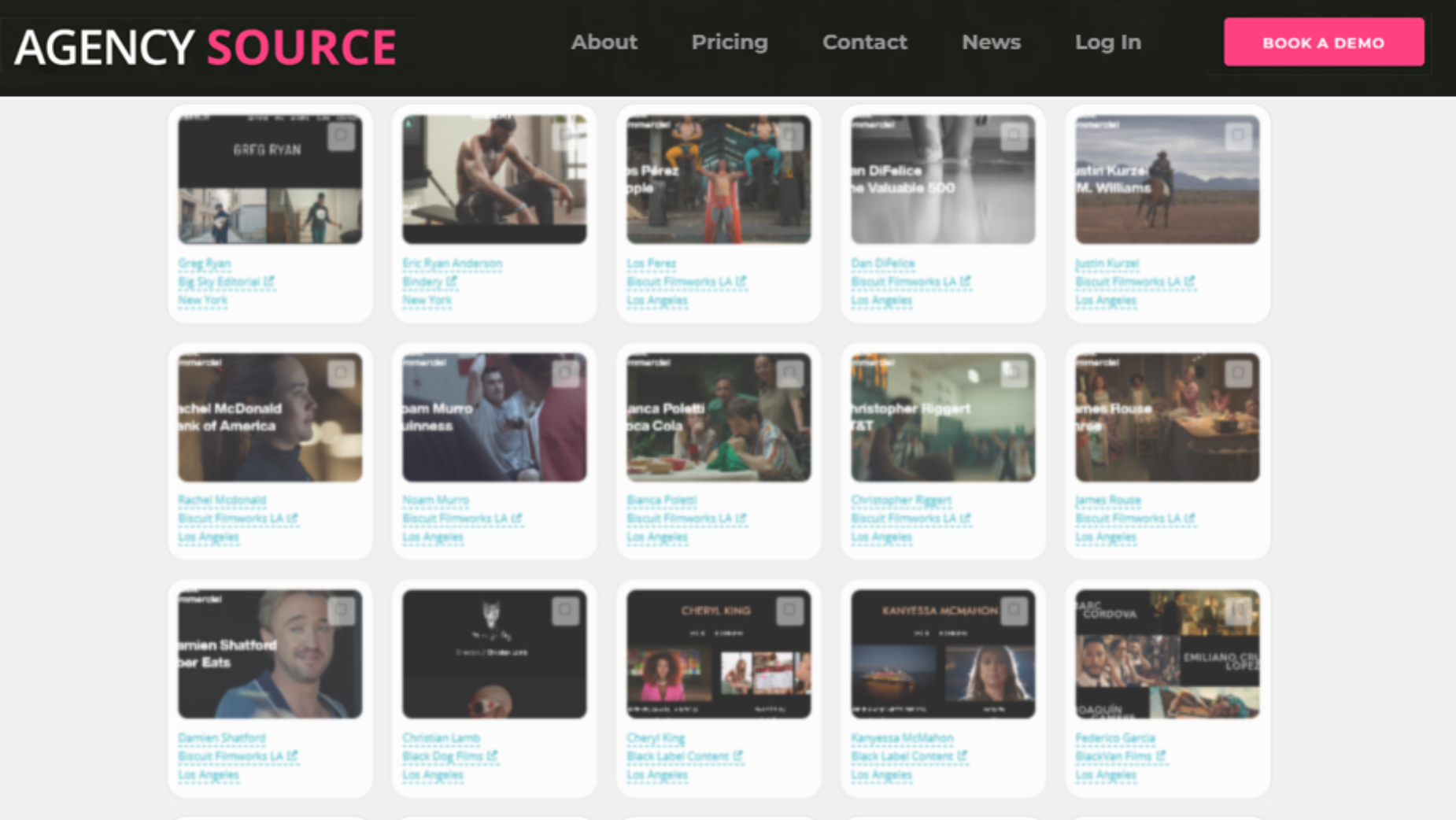 AgencySource Serves Up 4000 TVC Directors Reels | LBBOnline