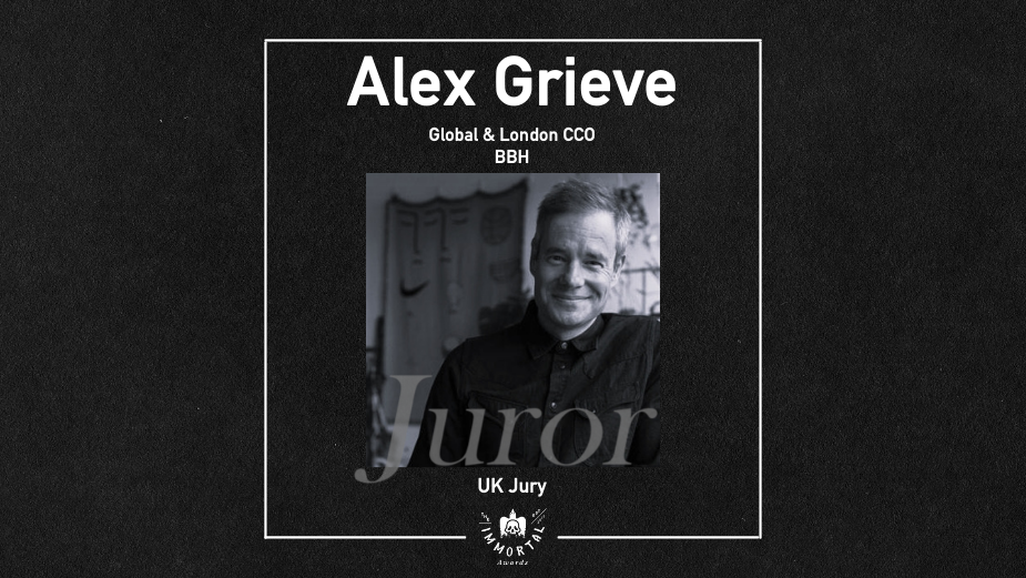 BBH’s Alex Grieve Joins The Immortal Awards Jury | LBBOnline