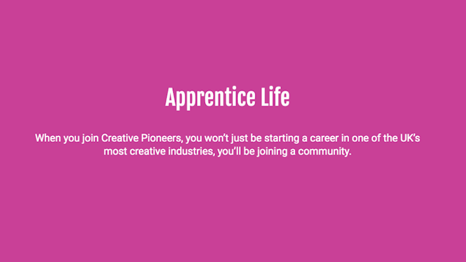 Industry Launches First Creative Apprenticeship Programme to Diversify ...