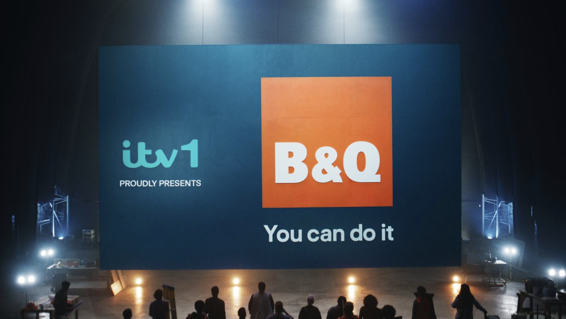 B&Q and ITV Show You Can Do it in Saturday Night Ident Partnership ...