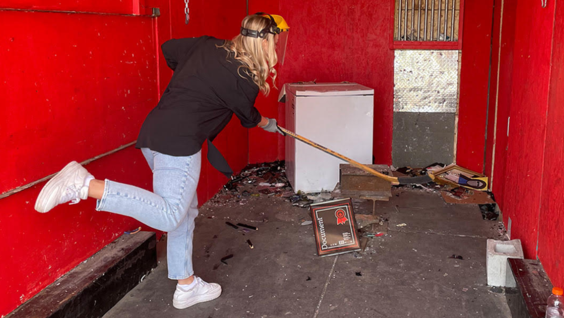 The BP Rage Room Helps Toronto Hockey Fans Eliminate Playoff Rage ...