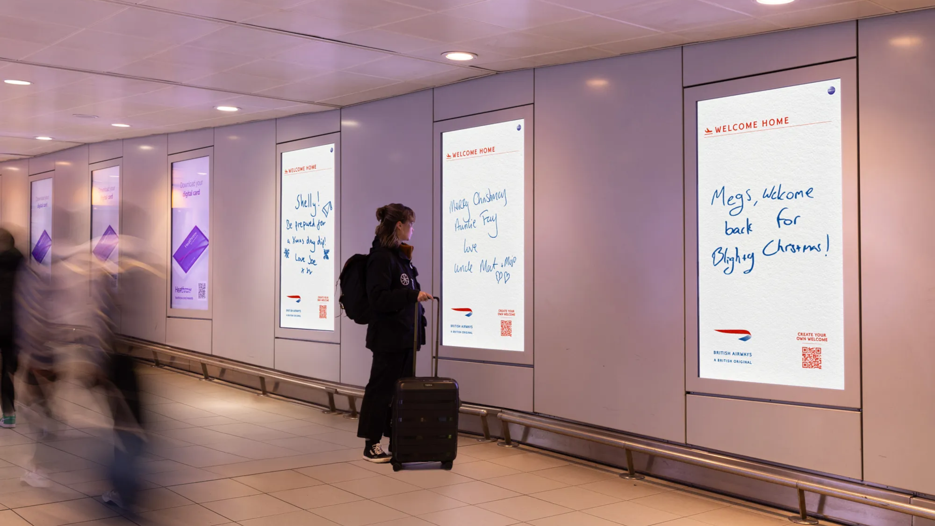 British Airways Delivers Welcome Home Messages to People Travelling ...