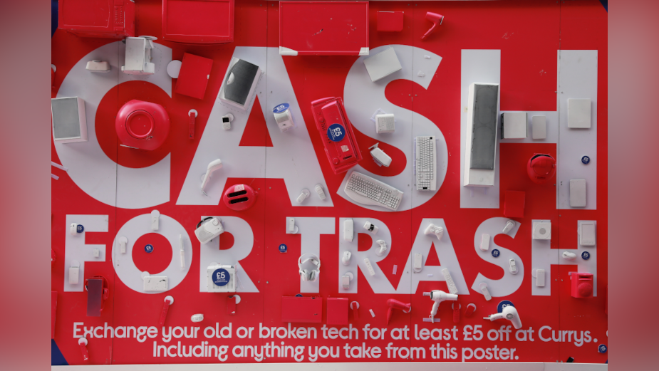 Currys’ Uses Billboards Laden with Old and Broken Tech Devices to ...