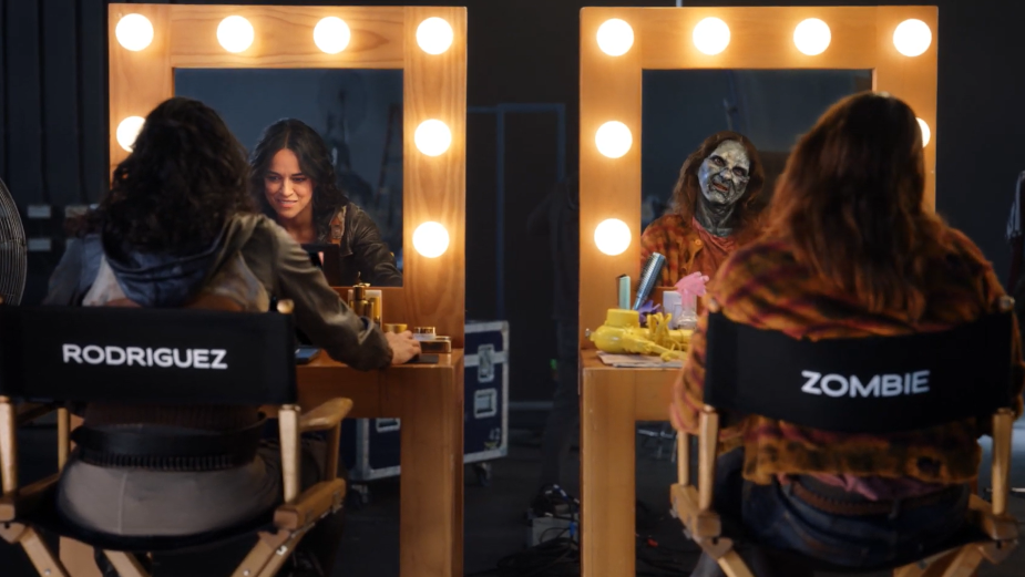 Michelle Rodriguez Misses Her Zombie Stalker in Chromebook Gaming ...