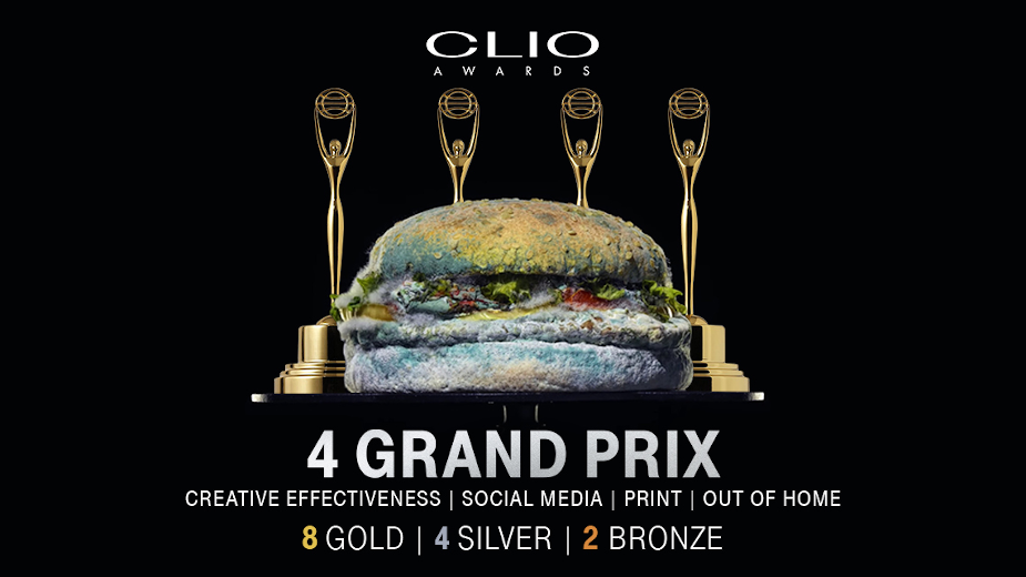 Burger King’s Moldy Whopper Campaign Wins Big at Clio Awards | LBBOnline