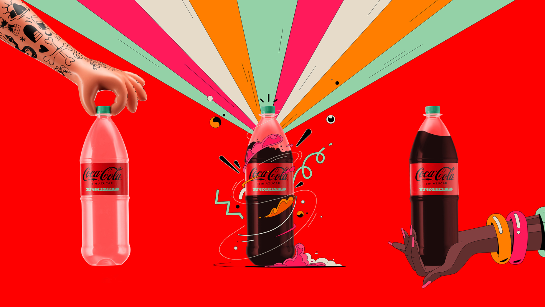 Colourful Coca-Cola Campaign Shares the Beauty in Sustainability ...