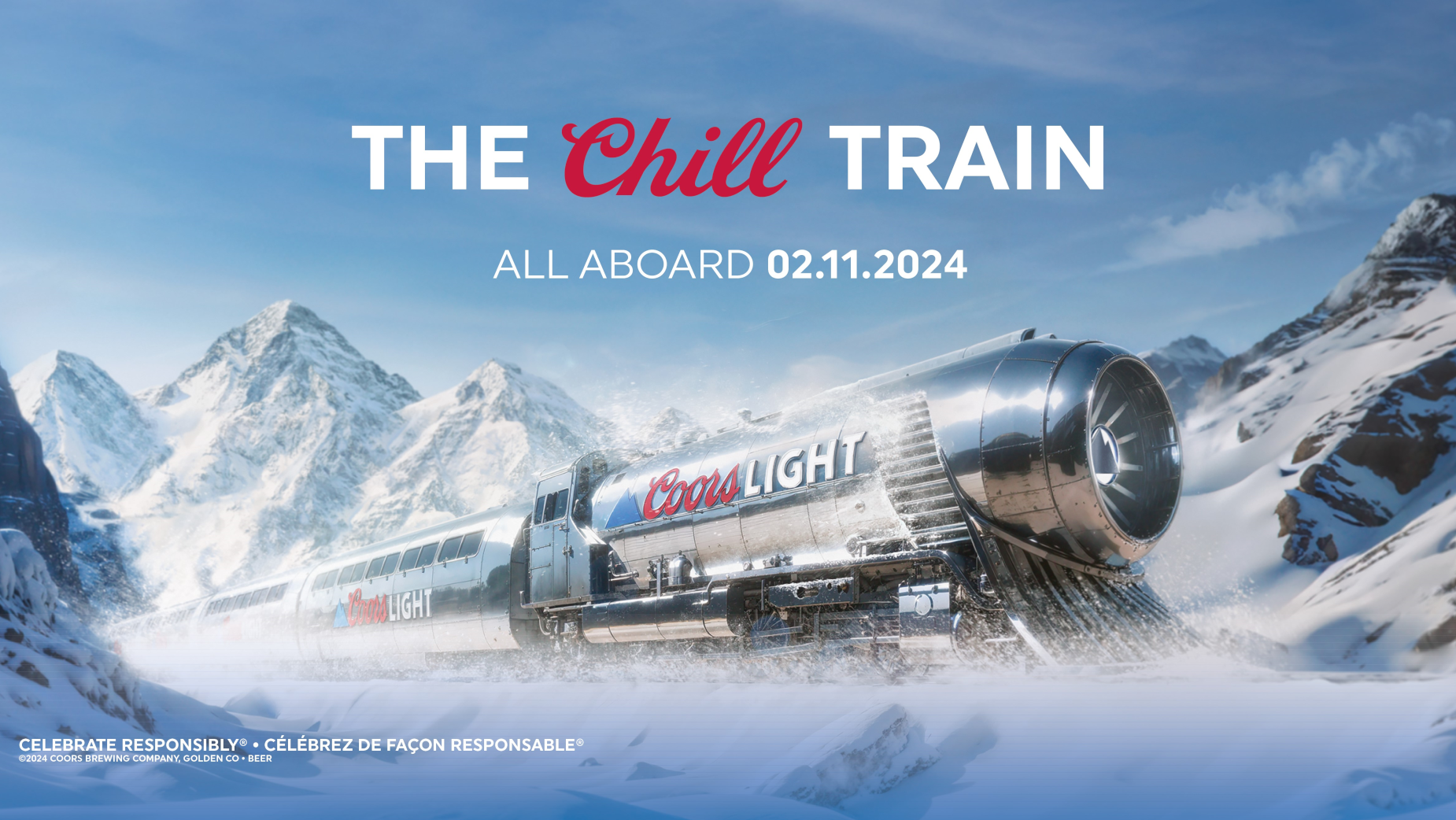 Coors Light's Iconic Chill Train Heads to the Super Bowl | LBBOnline