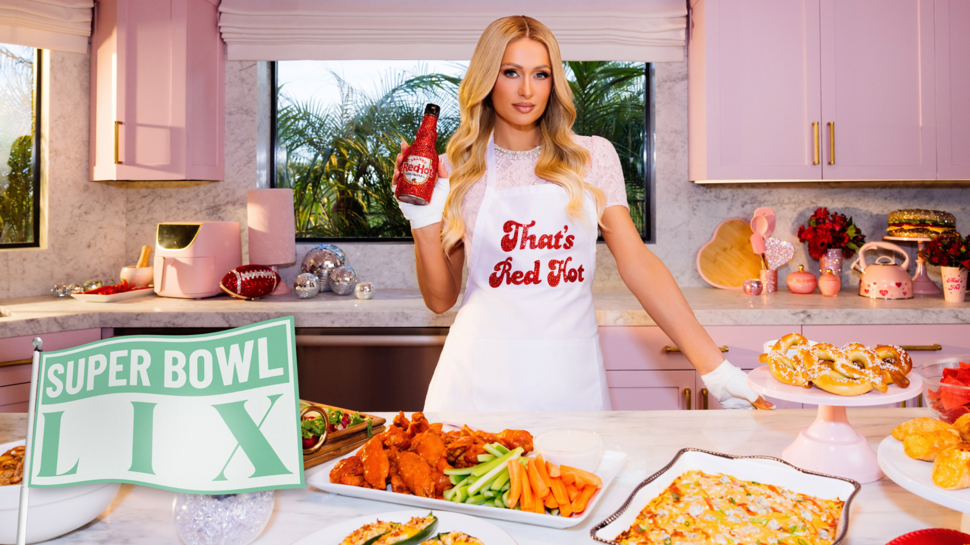 Frank’s RedHot and Paris Hilton Glam Up Big Game Eats | LBBOnline
