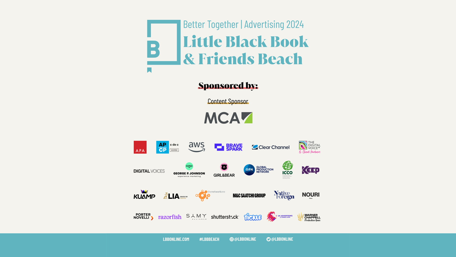 The LBB & Friends Beach Announces First Wave of Sponsors | LBBOnline