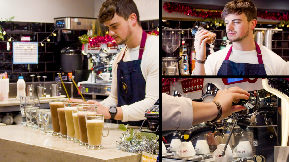 TikTok Star Fin Draper Turns Costa Coffee's Festive Drinks into ...