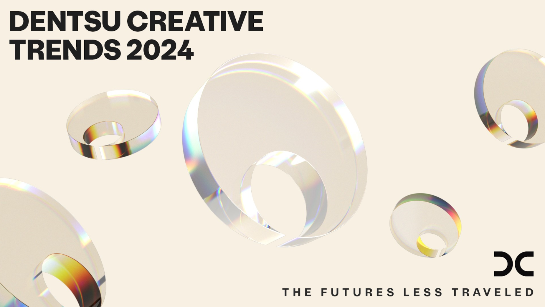 The Future Less Travelled: Dentsu Creative Launches 2024 Trends Report | LBBOnline
