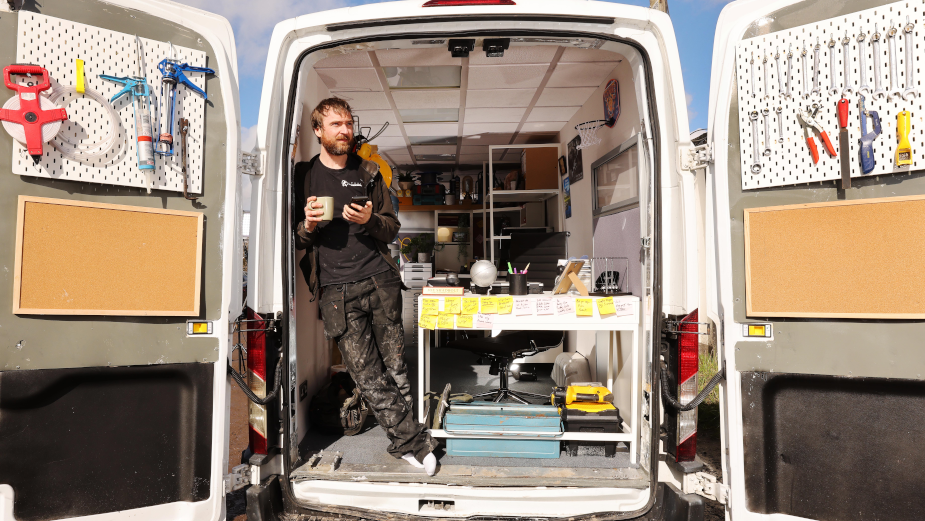Direct Line Turns a Van into an Office to Spotlight Tool Theft | LBBOnline